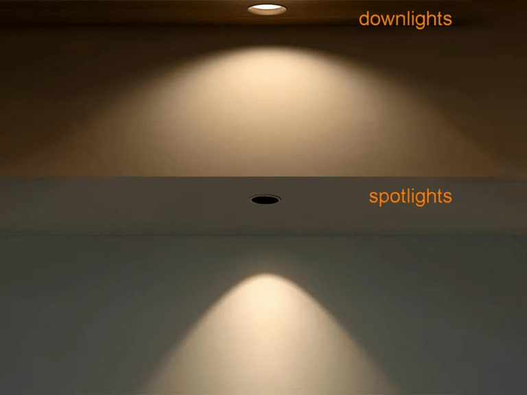 What is the difference between led downlights and LED spotlights?